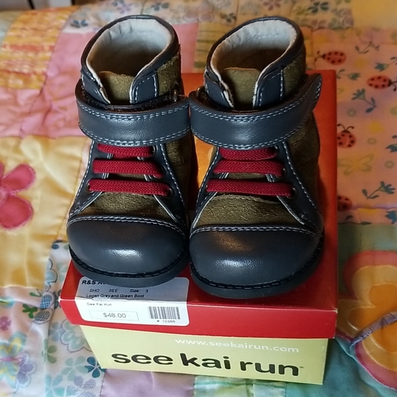 See Kai Run | Shoes | New See Kai Run Kids Shoes Logan Black And Red ...